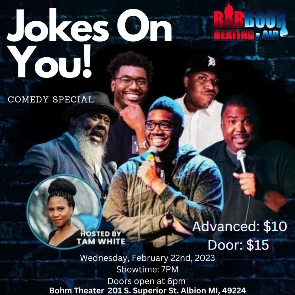 Michigan Comedy at the Bohm Featuring the Collective Jokes On You ...